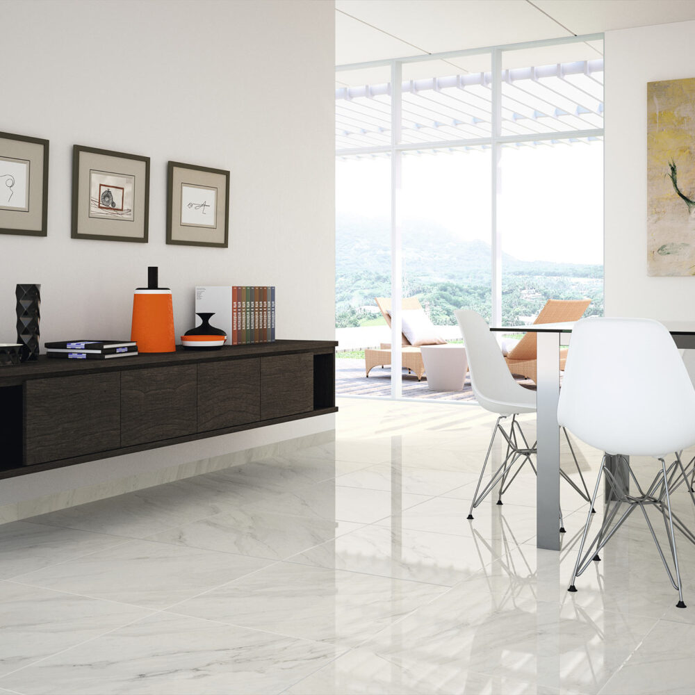 Calacatta Marble porcelain tile - Tile Brokerage International