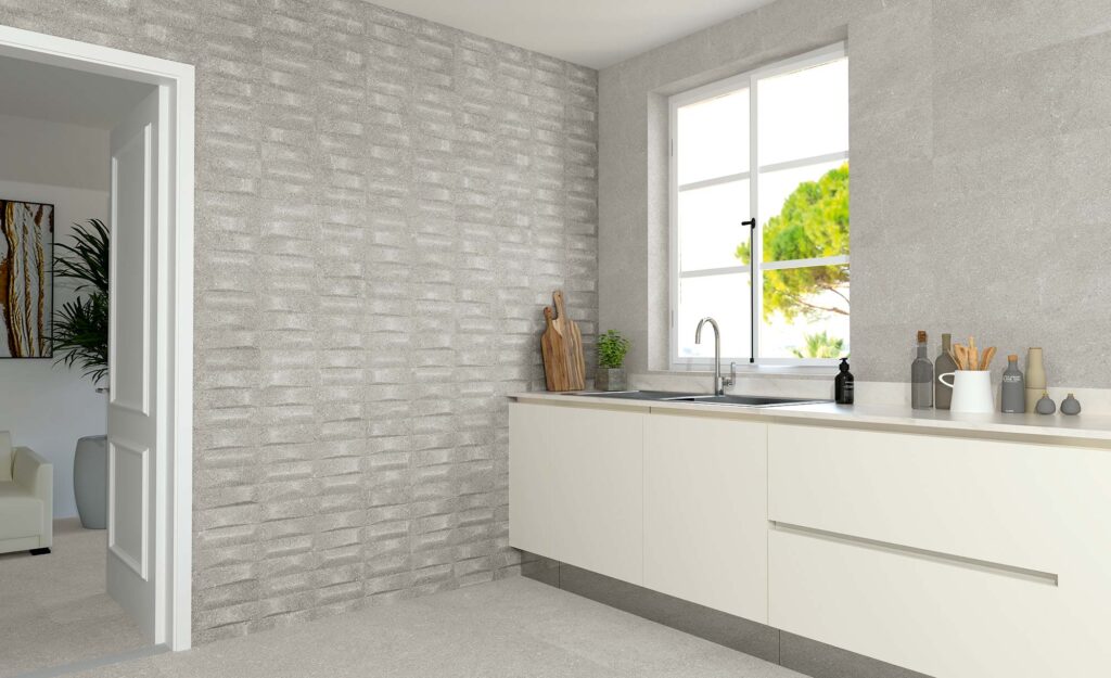 Karelian | Grey concrete effect porcelain tile - Tile Brokerage ...